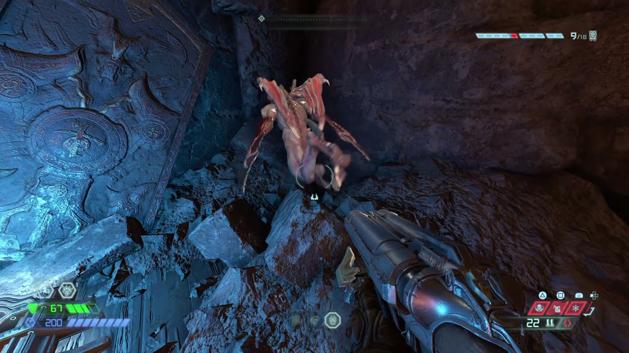 DOOM Eternal - Cowardly Gargoyle prolongs combat - YouTube