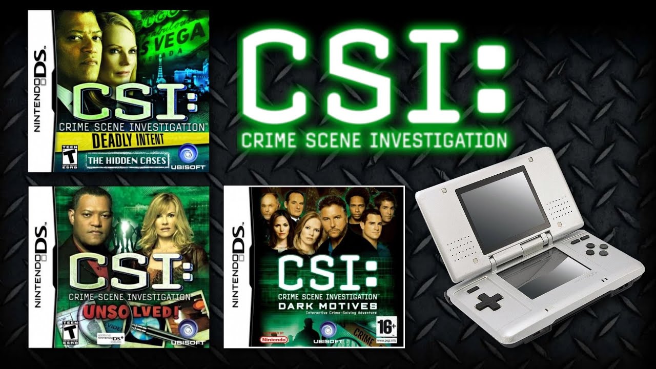 Todos los juegos de CSI para Nintendo DS - YouTube