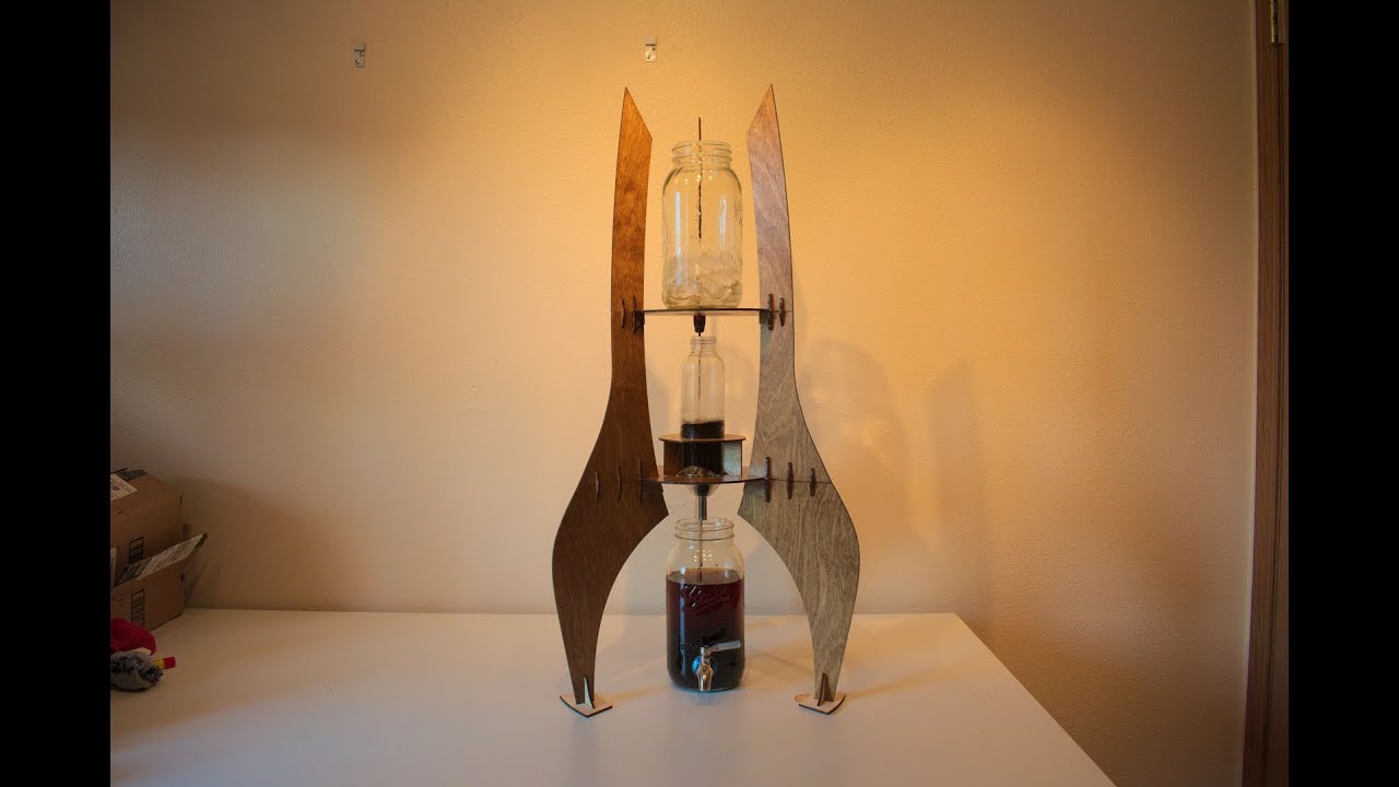 Spaceship Themed Cold Drip Coffee Tower - YouTube