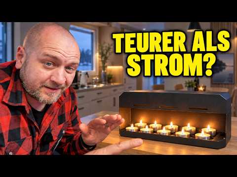 Heizen ohne Gas & Strom: Was kann dieser 10-Kerzen-Ofen wirklich?