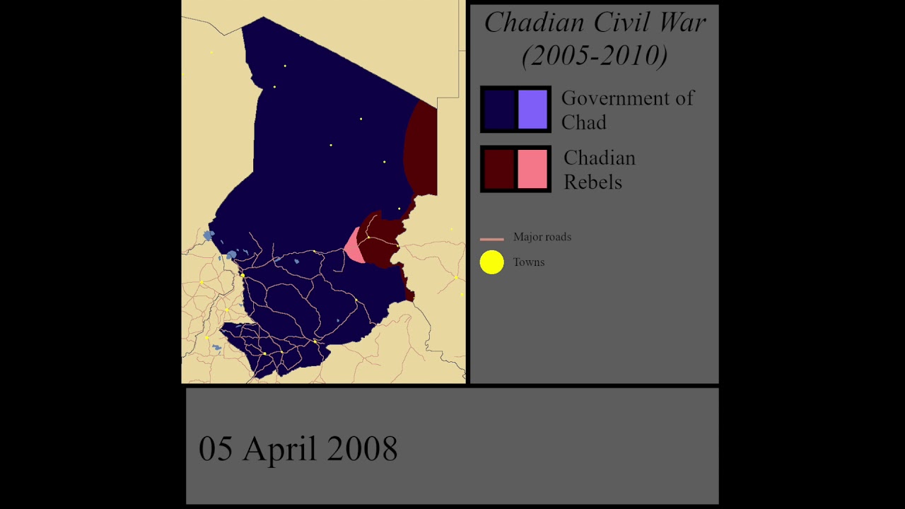 Chadian Civil War (2005-2010) - Every Week - YouTube