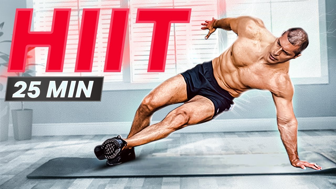 25-Minute HIIT Workout at Home | Shredded Full Body Routine with No ...