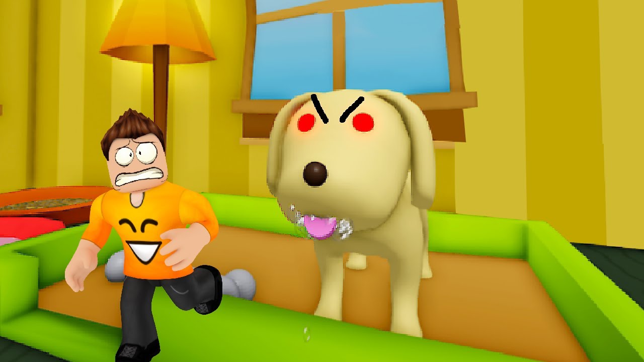 UCIEKNIJ PRZED ZŁYM PSEM BARKY w Roblox! - YouTube