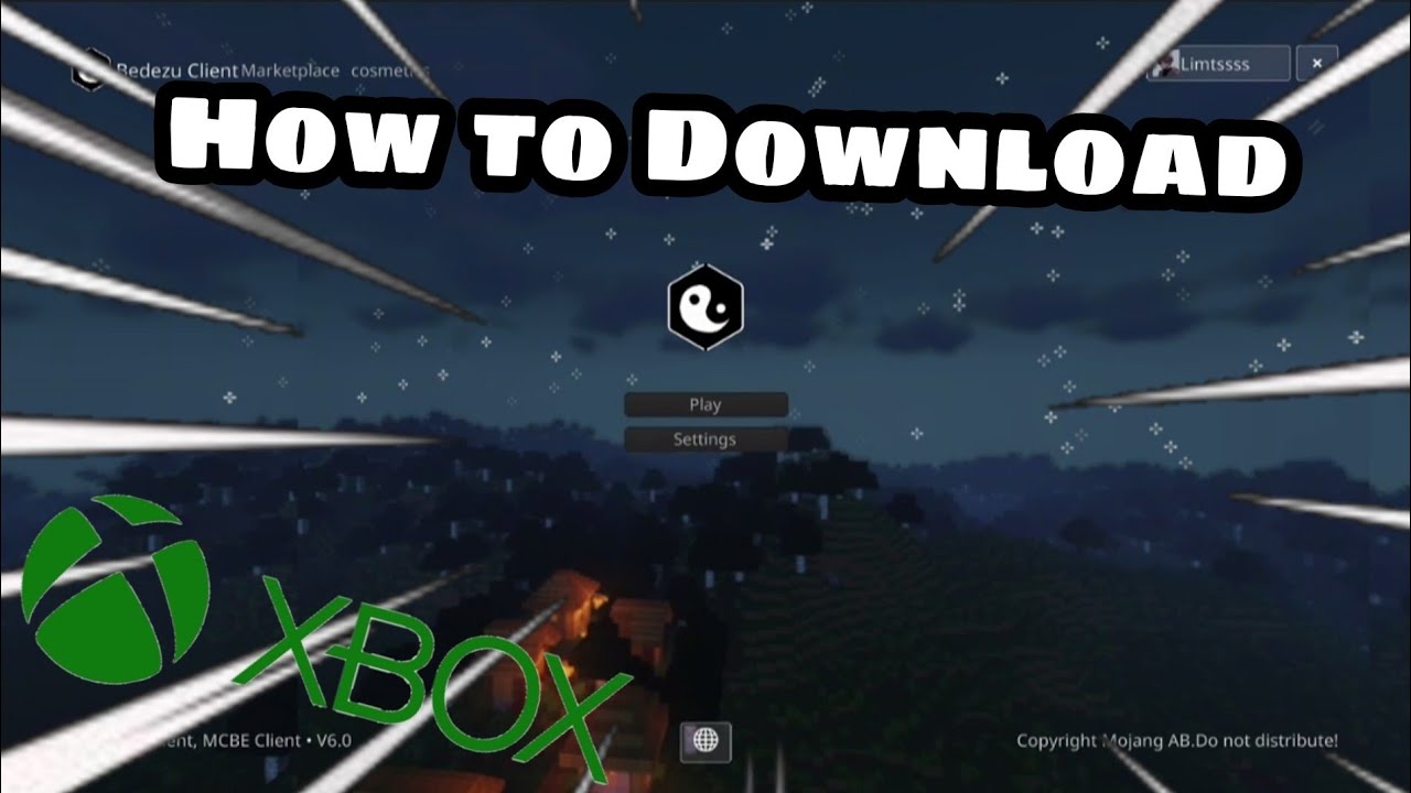 How To Download Bedzu Client on Minecraft Xbox one/S/X - YouTube