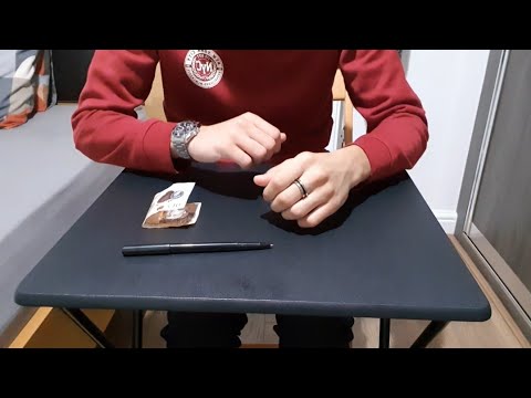 Pen Through Note Trick - YouTube