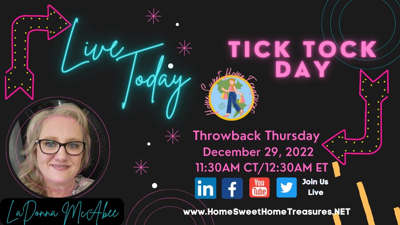 Throwback Thursday Tick Tock December 28, 2022 - YouTube