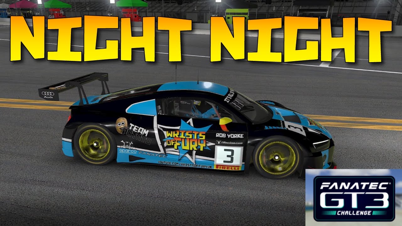 iRacing | Night Racing! | GT3 Challenge @ Daytona - YouTube