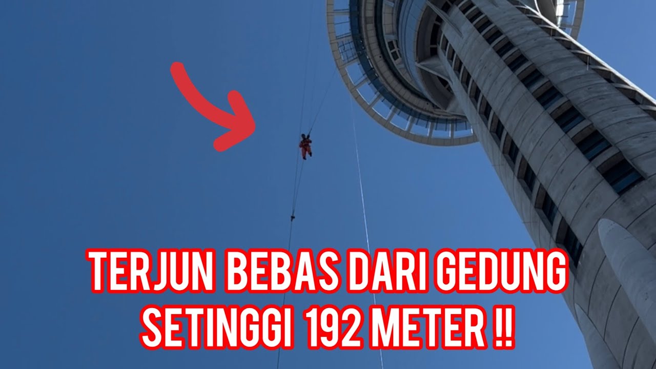 TERJUN BEBAS ‼️ DARI GEDUNG TINGGI 192 METER ‼️ - YouTube