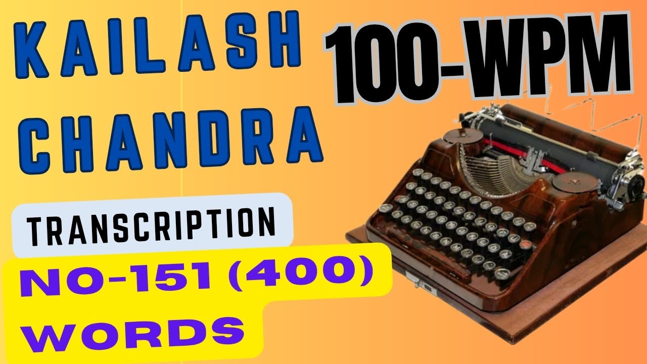 #Steno Shorthand dictation 100 wpm # KC matter # Ssc stenographer ...