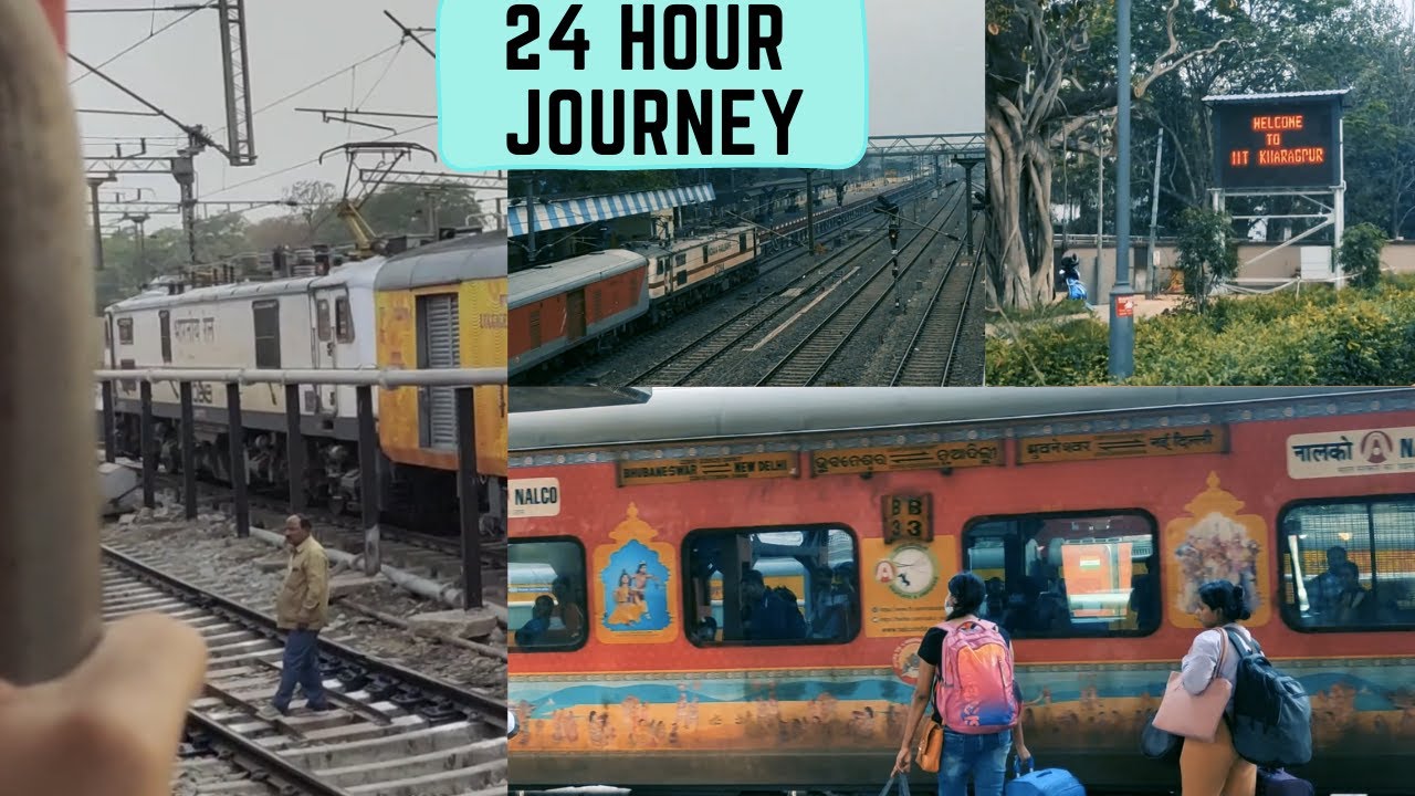 Delhi To IIT Kharagpur By Train | Travel vlog - YouTube