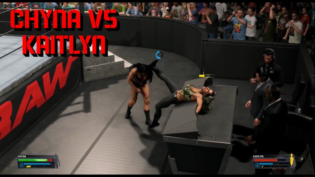 Chyna vs Kaitlyn: Raw Week 2 - YouTube