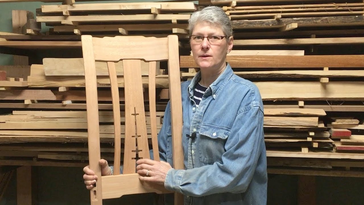 Back Splat - Gamble House Inspired Dining Chairs - YouTube