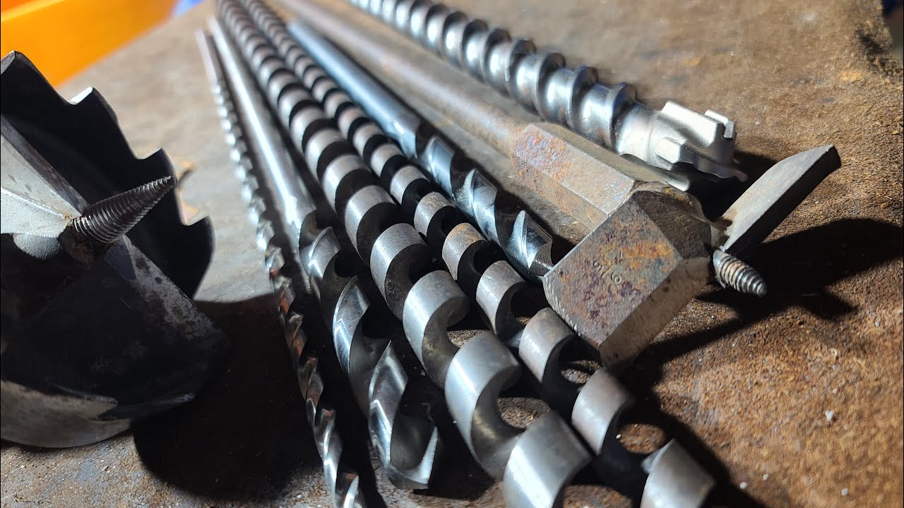 Wood Bits For Drilling Deep Holes... - YouTube