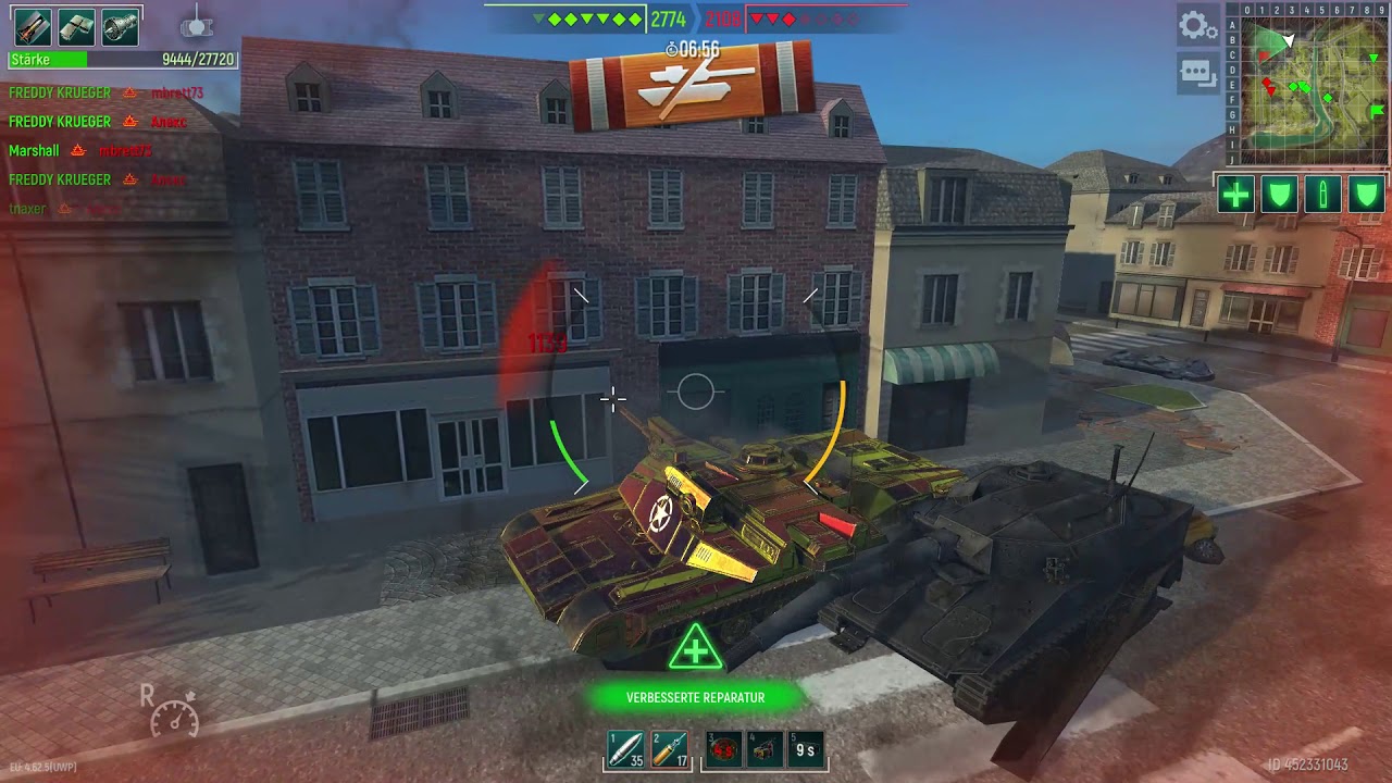 "2 vs 2 Tank Force Gameplay" - YouTube