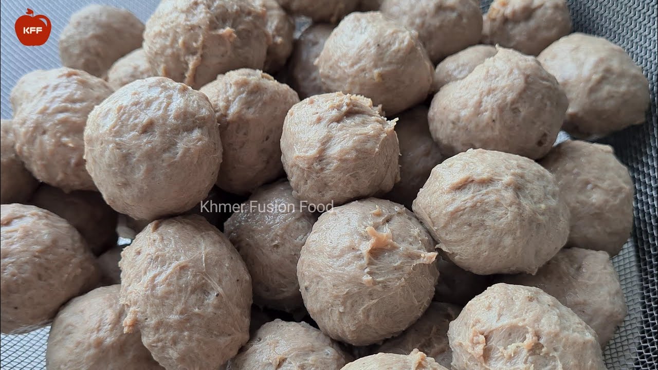 ប្រហិតធានាស្វិតឆ្ងាញ់លេខ1 || Chewy Beef Ball - YouTube