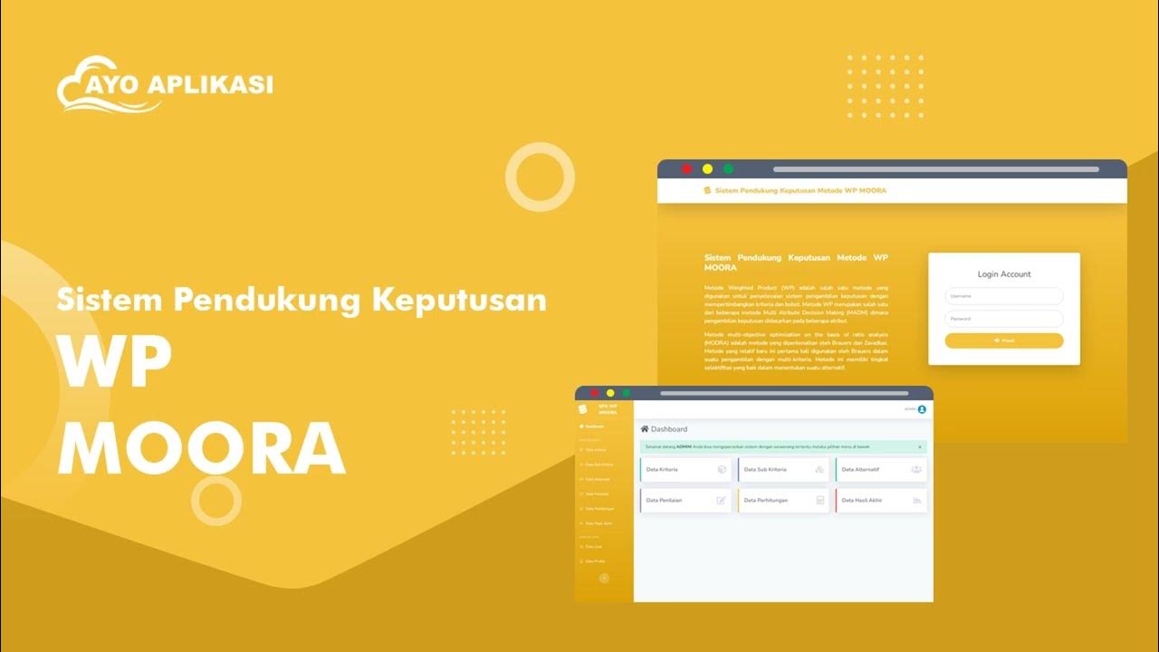 Source Code Aplikasi Sistem Pendukung Keputusan (SPK) Perbandingan Metode WP Dan MOORA - YouTube