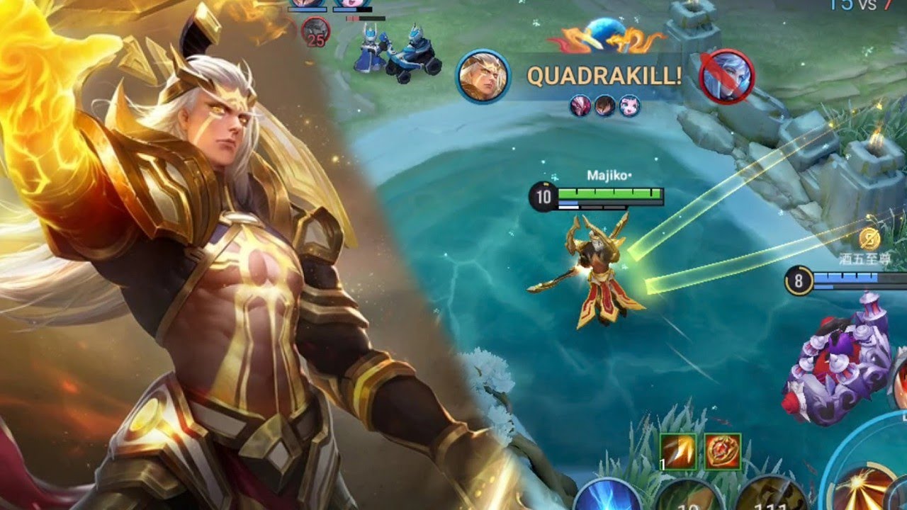 Hou Yi Gameplay + Caiyan | Honor Of Kings - YouTube