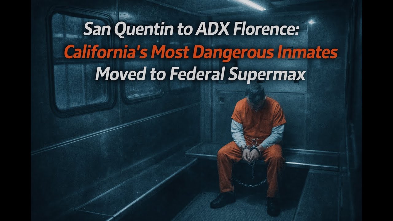 San Quentin to ADX Florence California’s Most Dangerous Inmates Moved ...