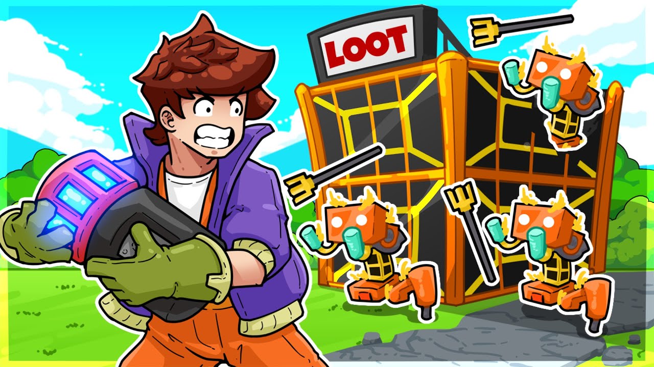 Stealing RARE LOOT From DANGEROUS BUILDINGS in Scrap Mechanic - YouTube