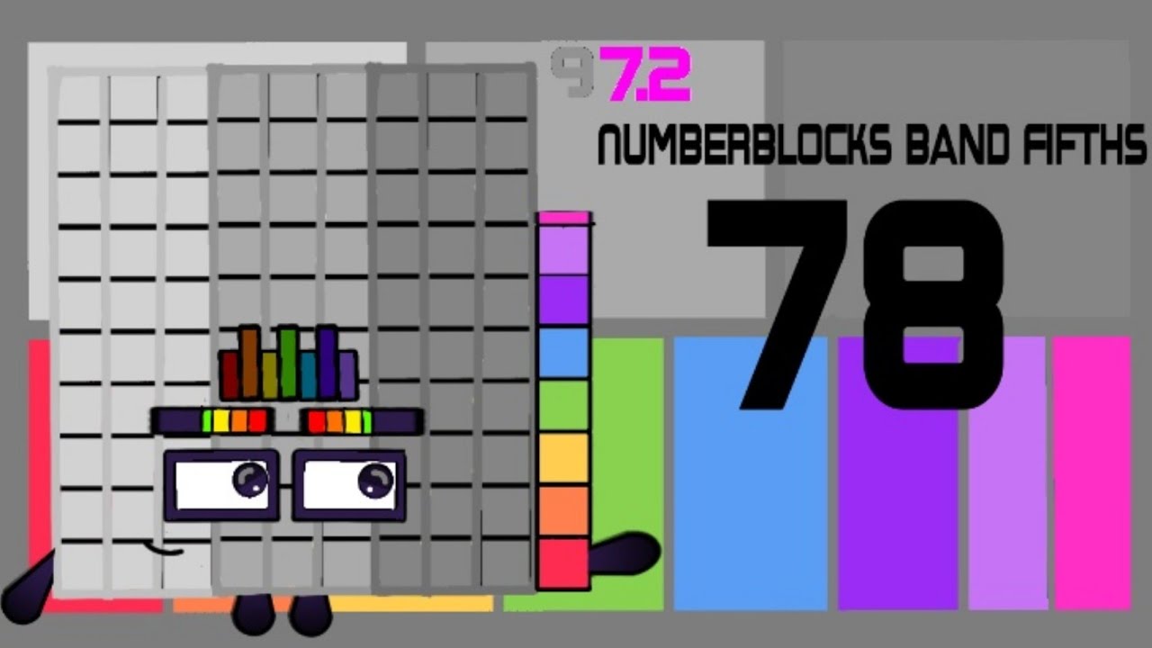FlipaClip - Numberblocks band Fifths 78 - YouTube