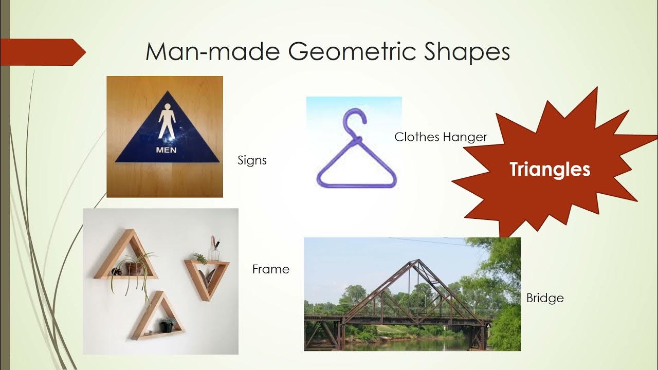 Mathematics Geometric Shapes in Natural or Man made Objects Grade 1 ...