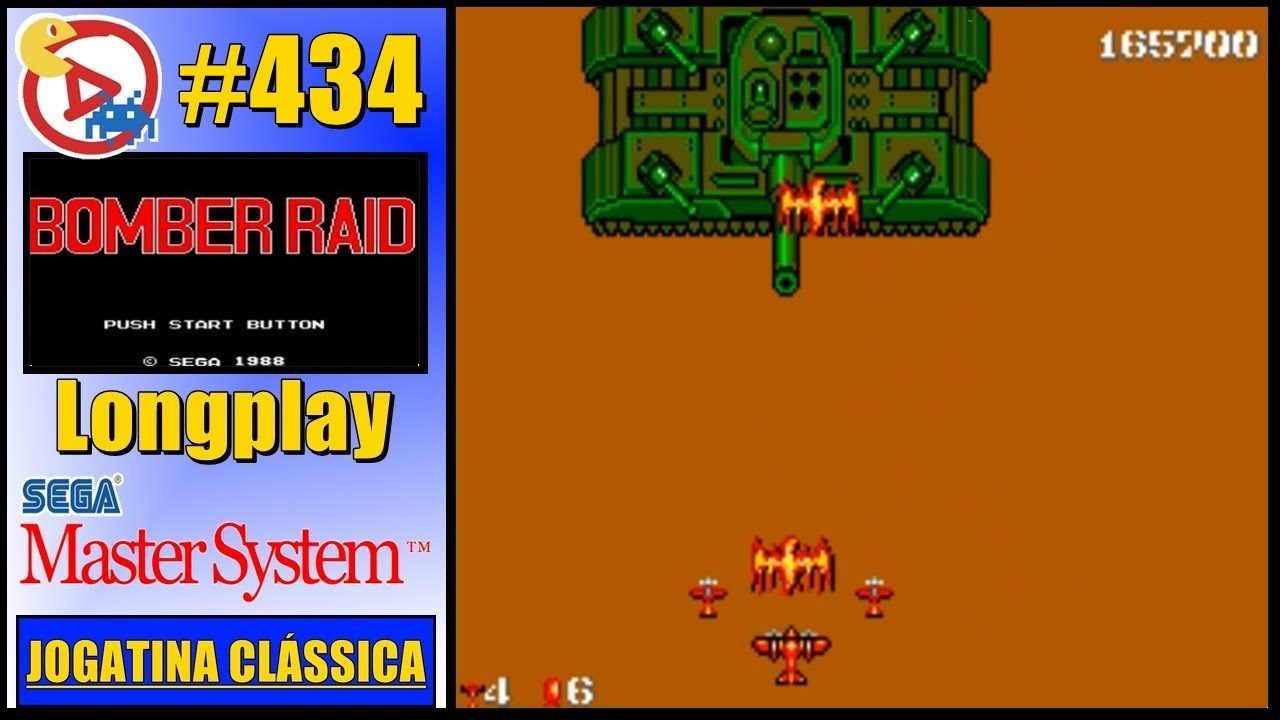 Master System Longplay Bomber Raid - YouTube