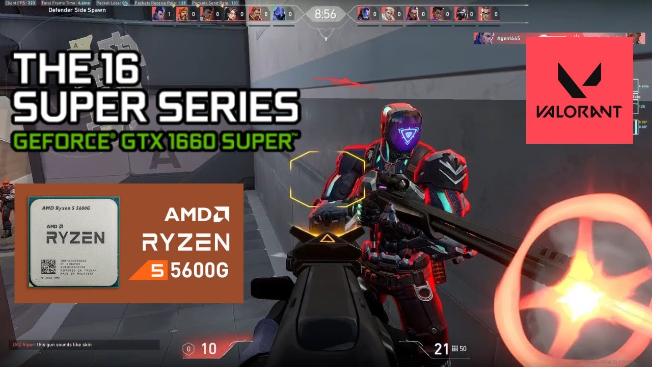 Ultimate Valorant Graphics Test! Ryzen 5 5600G + GTX 1660 Super - Max ...