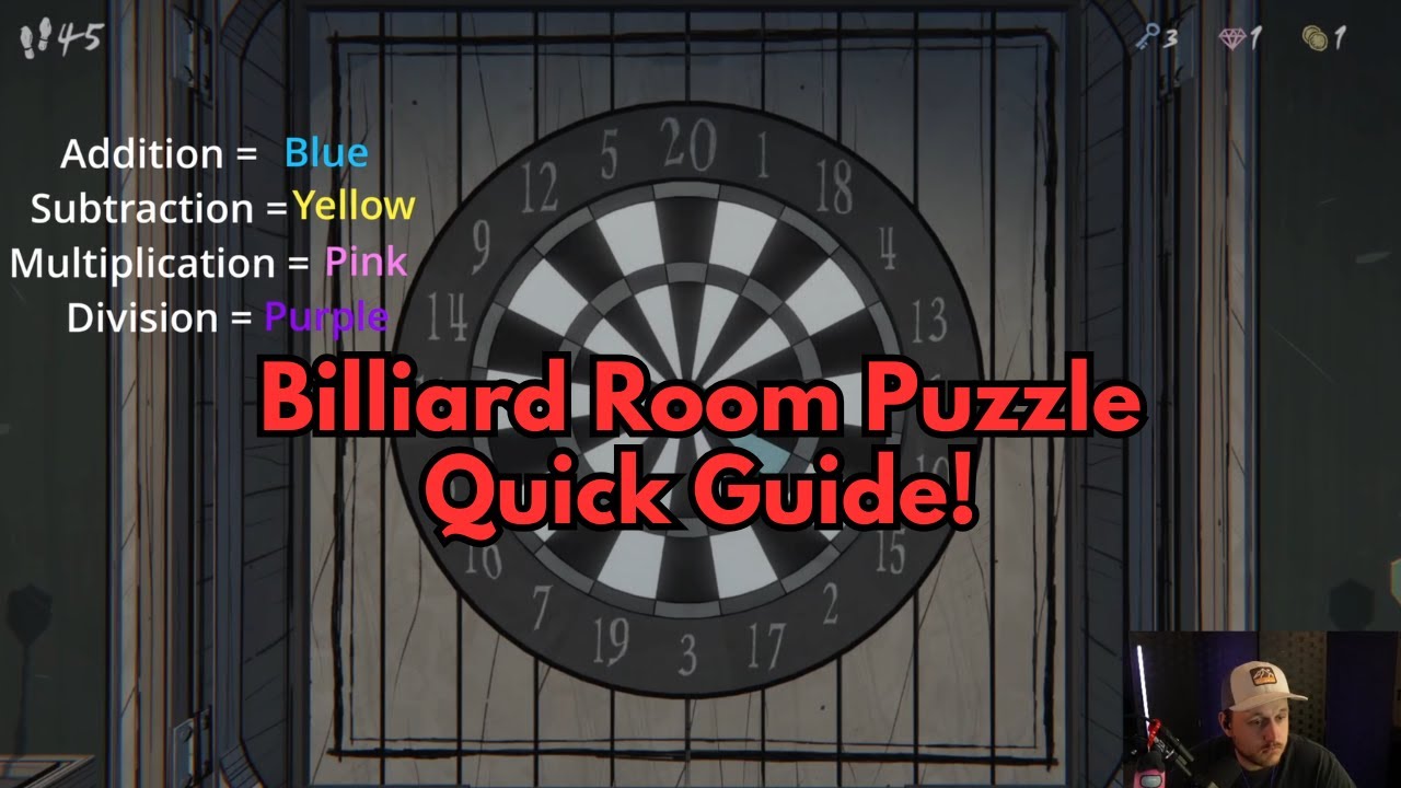 Blue Prince: Quick & Easy Guide to the Billiards Room Dart Puzzle 🎯 ...