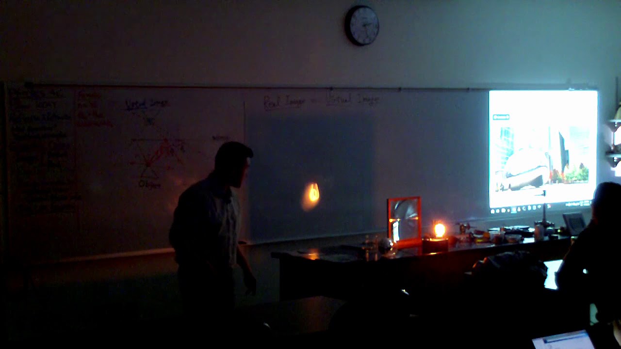 Physics 4C - Real Image vs. Virtual Image - YouTube