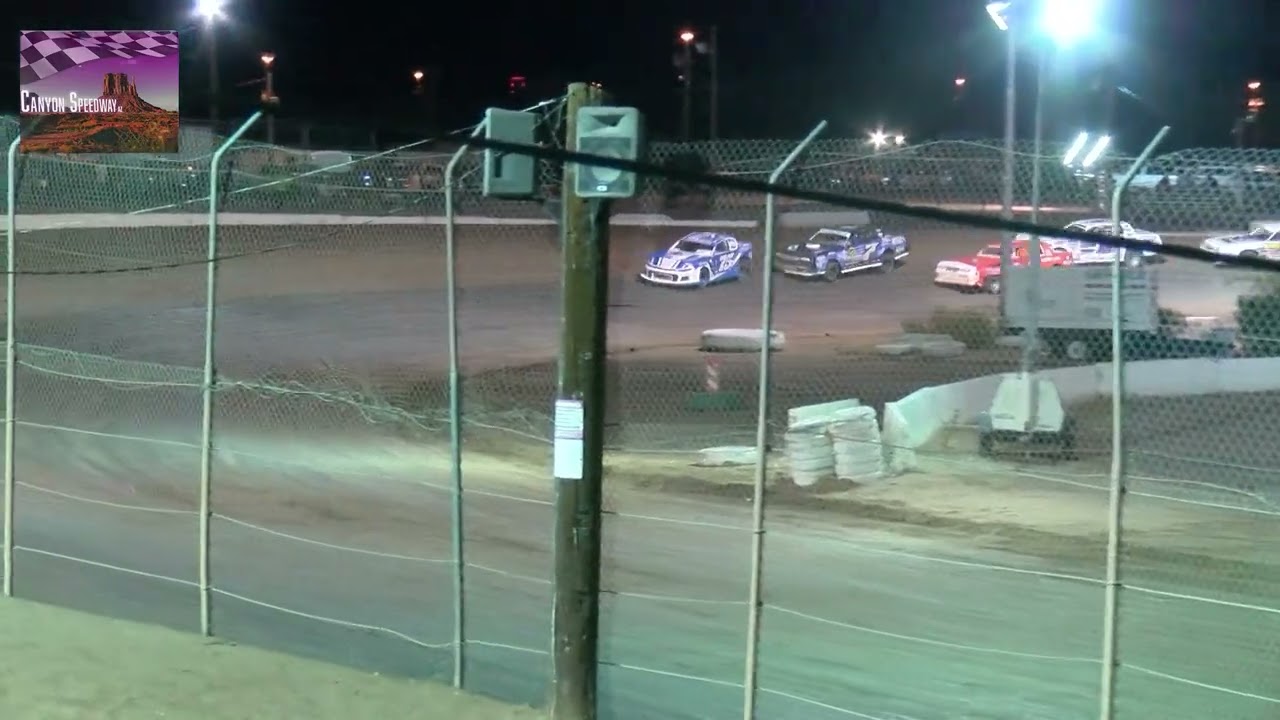 Canyon Speedway IMCA Stock Car Main 9 24 22 - YouTube