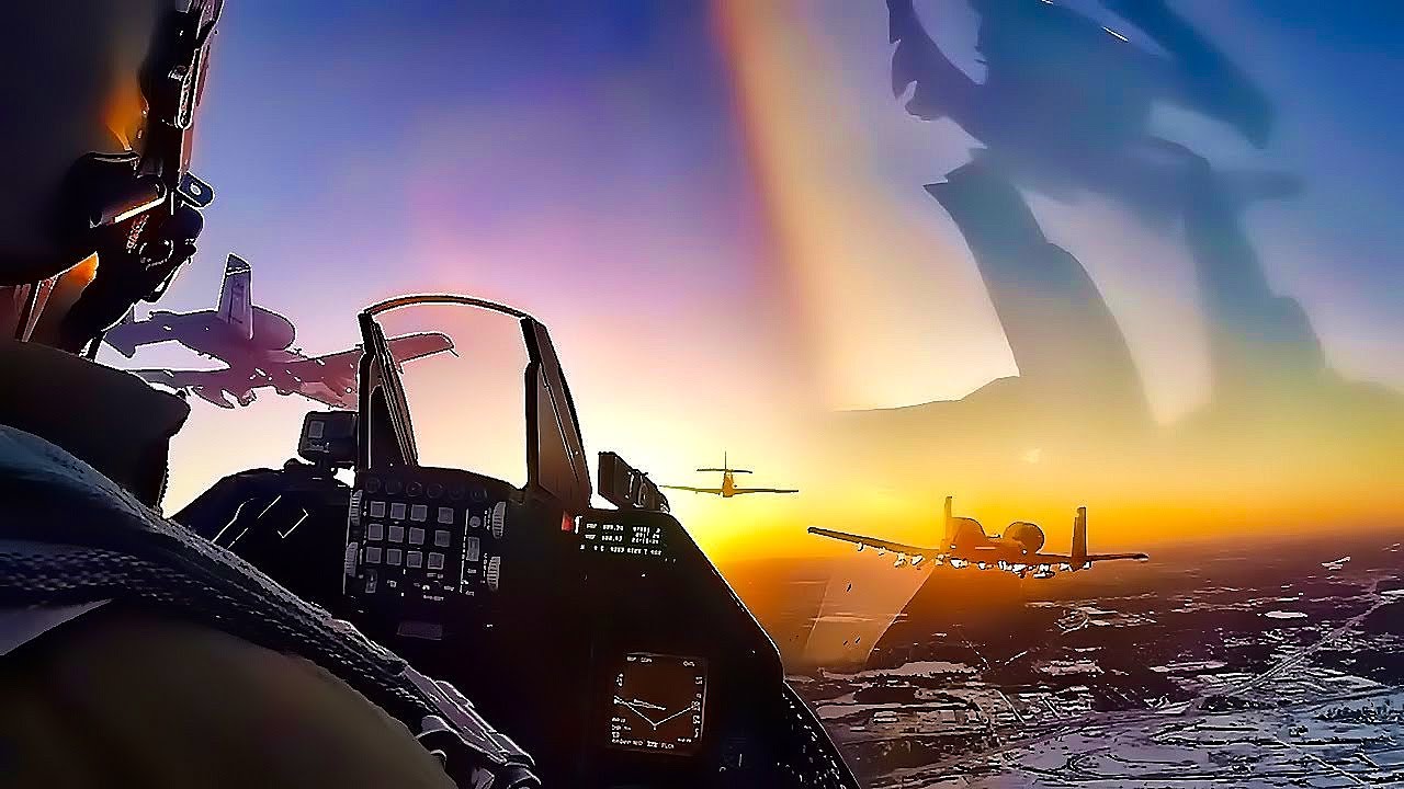 Spectacular F-16 Cockpit View | Super Bowl LII Heritage Flight Flyover ...