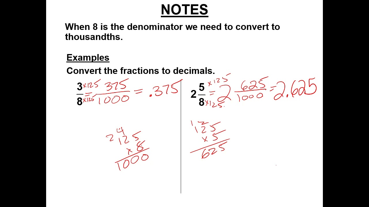 2 3 Convert Simplified Fractions To Terminating Decimals YouTube 2 3 Convert Simplified Fractions To Terminating Decimals YouTube