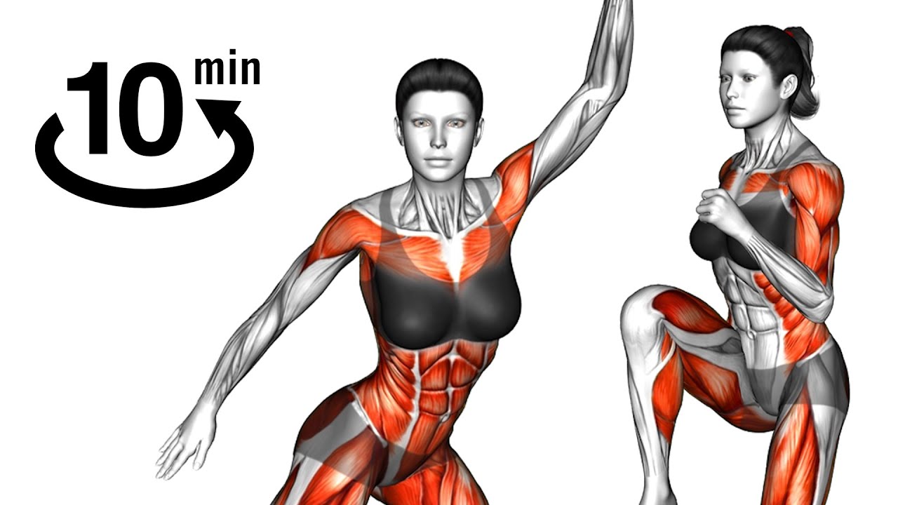 Full Body Workout To Burn Extra Fat & Tone Your Muscles in 10 Day - YouTube