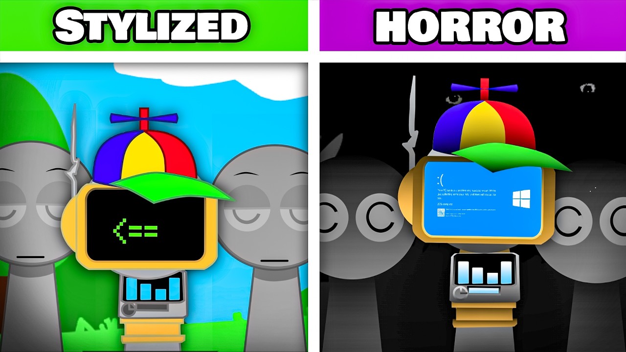 Incredibox - Sprunki Stylized Normal VS Horror Versions - YouTube