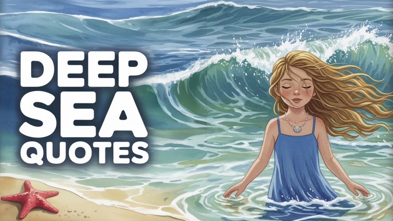 Deep Sea Quotes Inspirational Story: The Sea is a Wise Teacher - YouTube