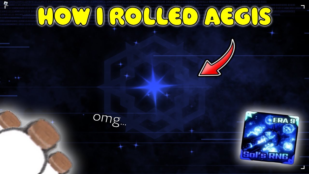 HOW I ROLLED AEGIS (1 in 825,000,000) in Roblox Sols RNG !!! - YouTube