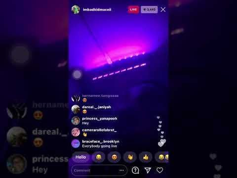 BadKidMaceii vibing out to NBA Youngboy