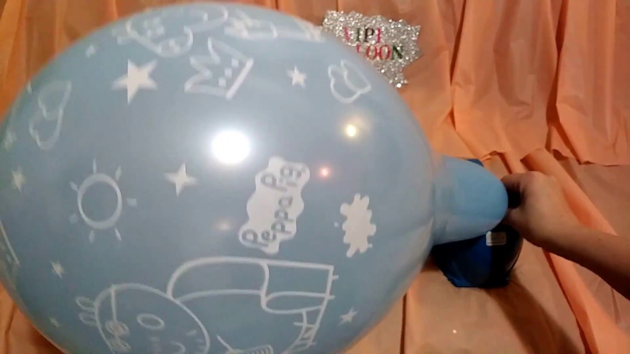 PUMP TO POP PEPPA PIG BALLOONS! - YouTube