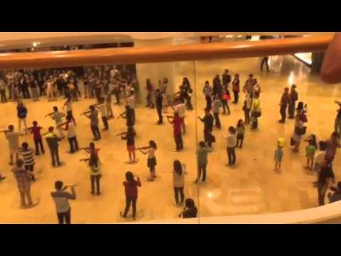Full orchestra flash mob April 2015 - YouTube