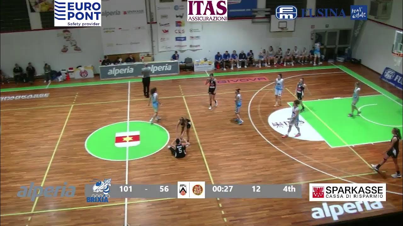 RMB Brixia Basket - Woman APU LBS Delser Udine - YouTube