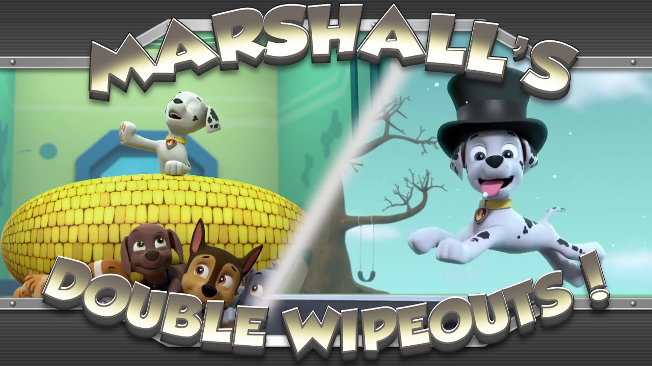 Marshall's Double Wipeouts! (Season 8 - "Runaway Rooster" and ...