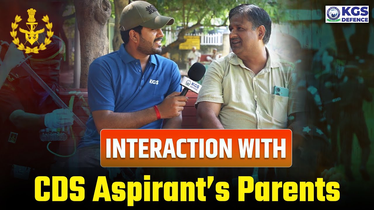 Interaction With CDS Aspirant's Parents | CDS Exam 2024 | KGS Defence ...
