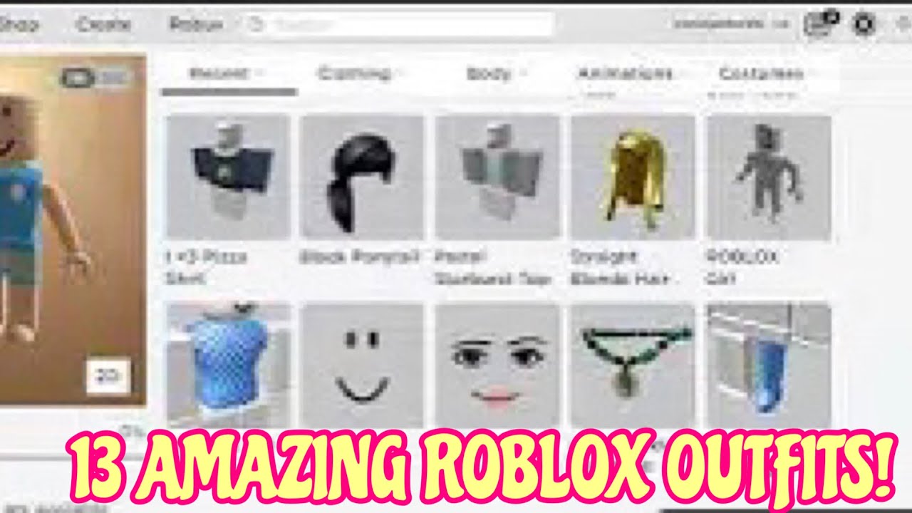 13 AMAZING ROBLOX OUTFITS - YouTube