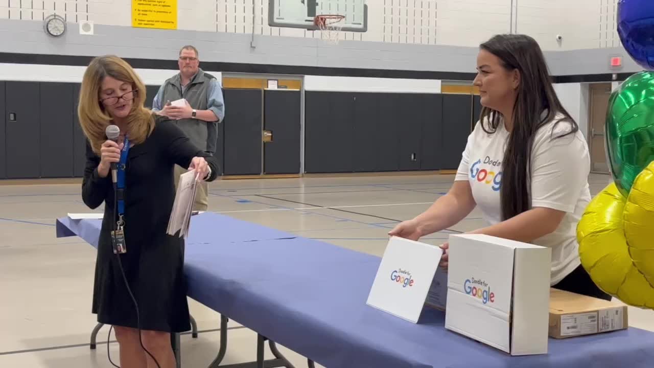 Gabriel Fox, winner of Wisconsin Doodle for Google - YouTube