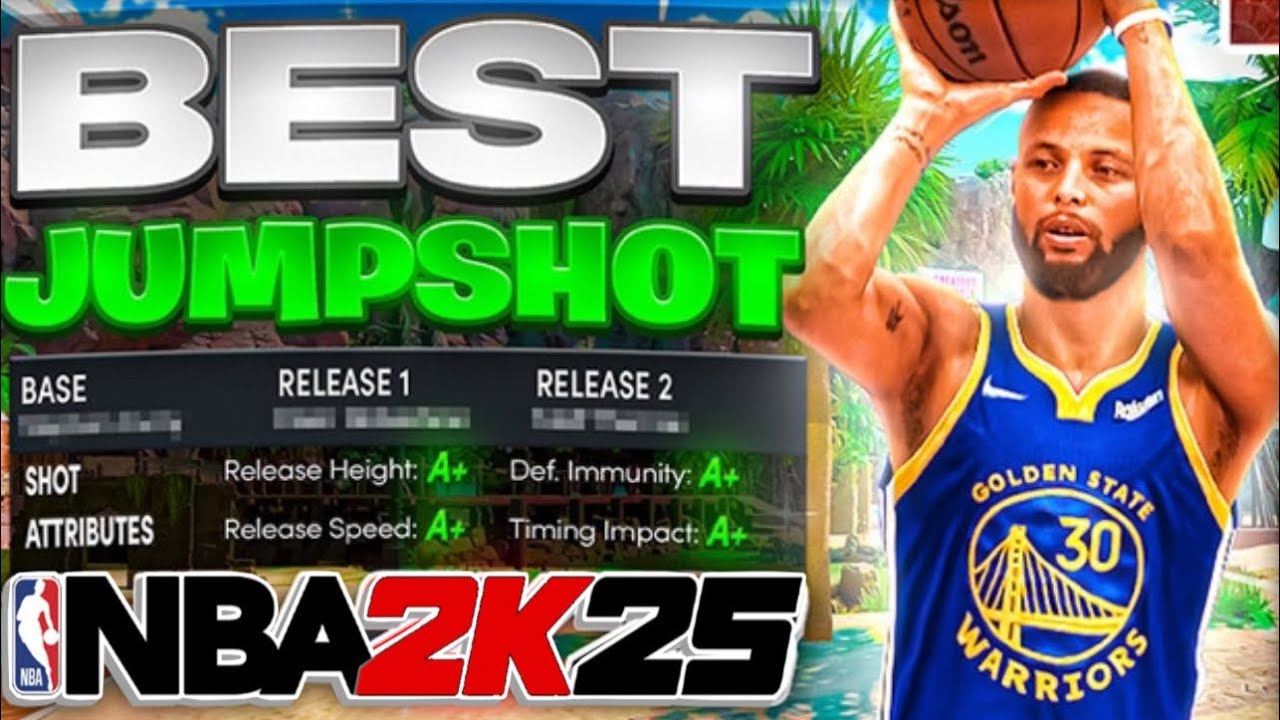The BEST JUMPSHOT FOR 6’6+ BUILDS ON NBA 2K25 HOW TO GREEN EVERY SHOT ...