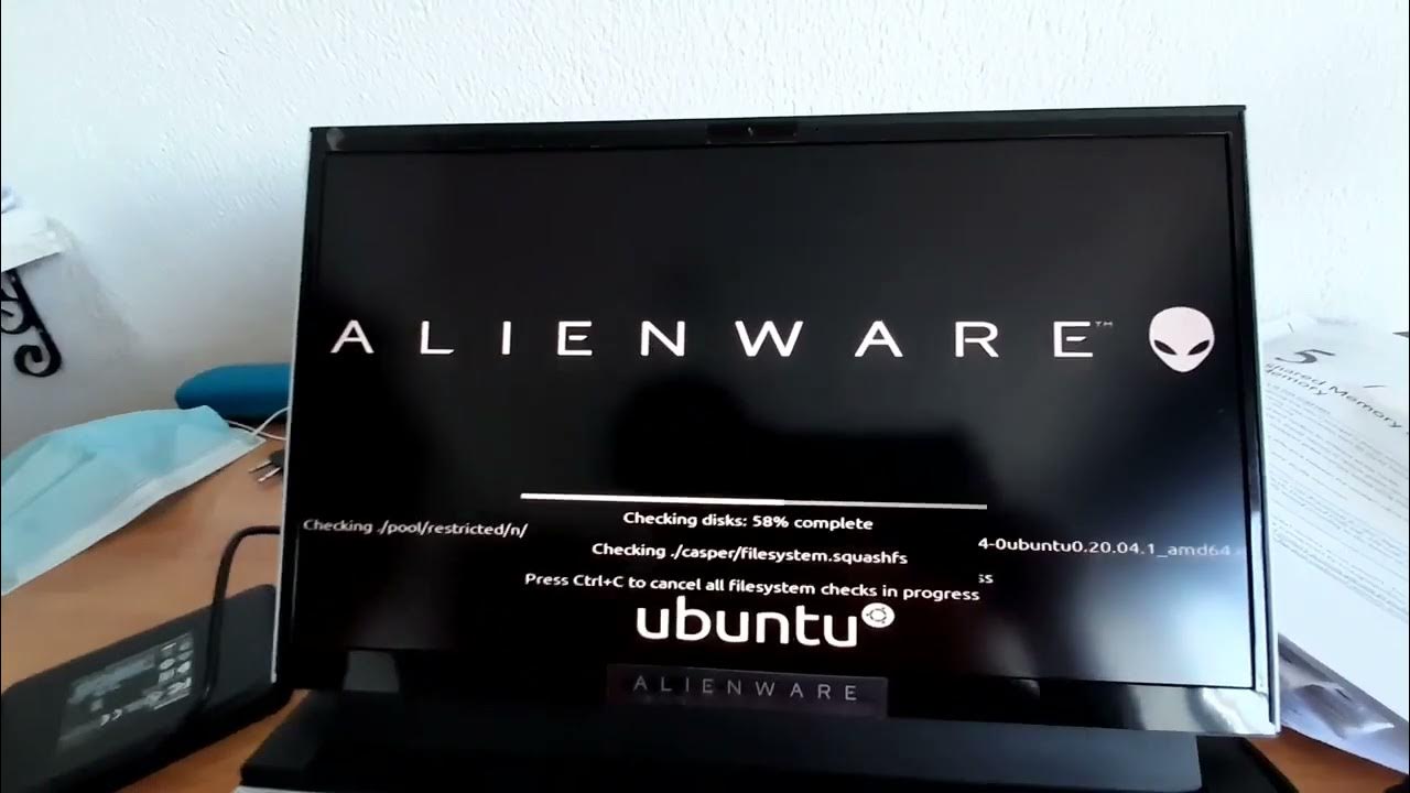 Install Ubuntu 20 04 LTS on Alienware m15 R4 - YouTube