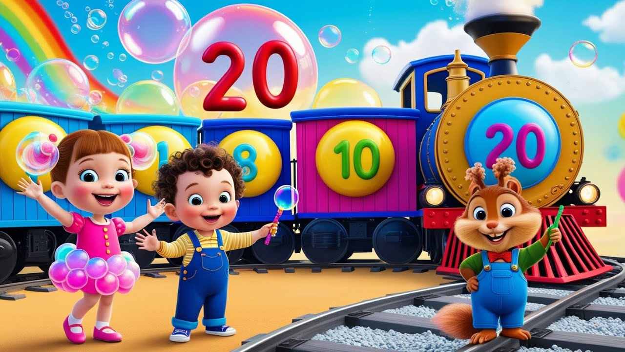 Counting for Todllers | Count to 20 with the Magic Train | Kids ...