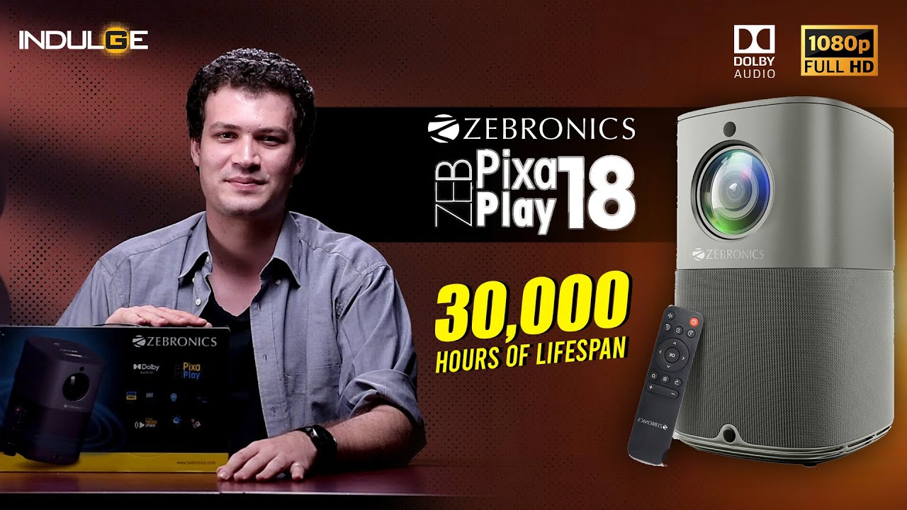 Zebronics PixaPlay18 Projector full review: Indulge Gadgets - YouTube