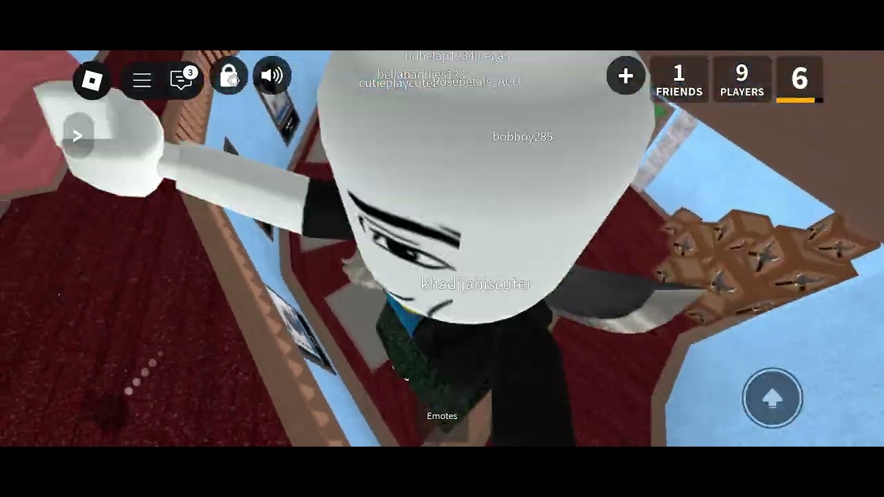 Gameplay of mm2 with my group - YouTube