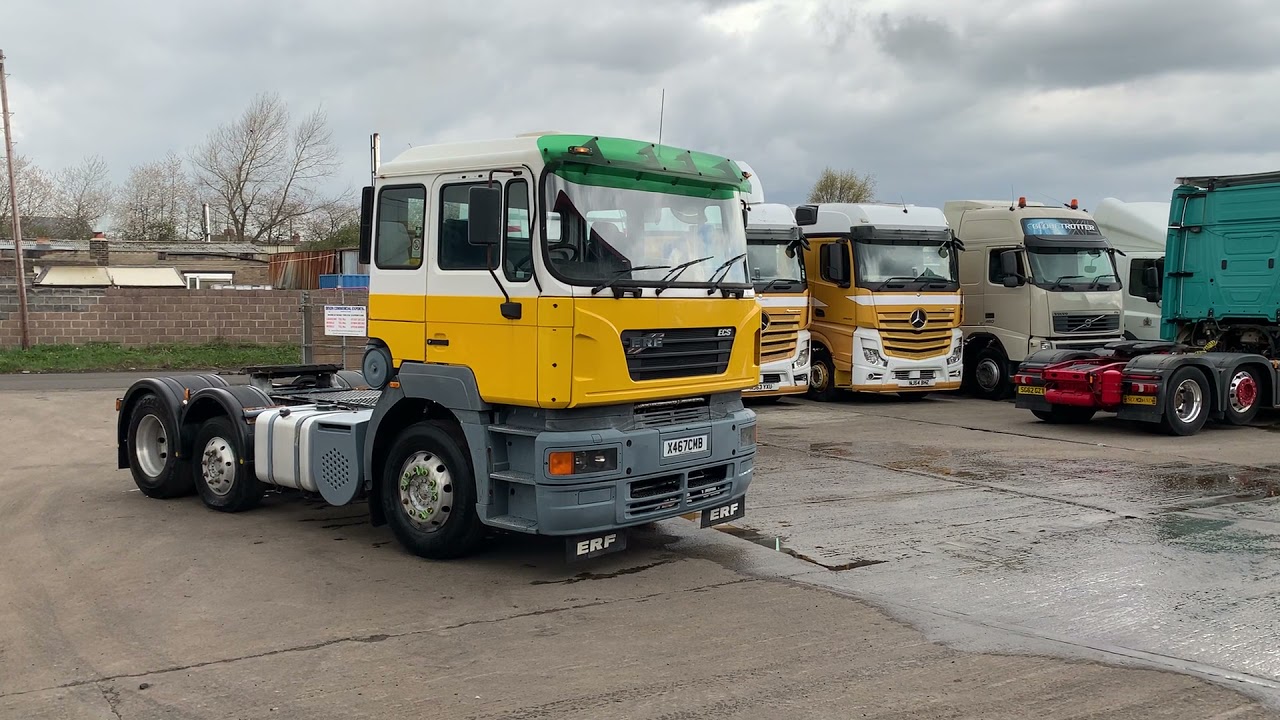 **SOLD** 2001/X ERF ECS 390 Sleeper Cab, 6x2 Mid Lift Tractor Unit ...